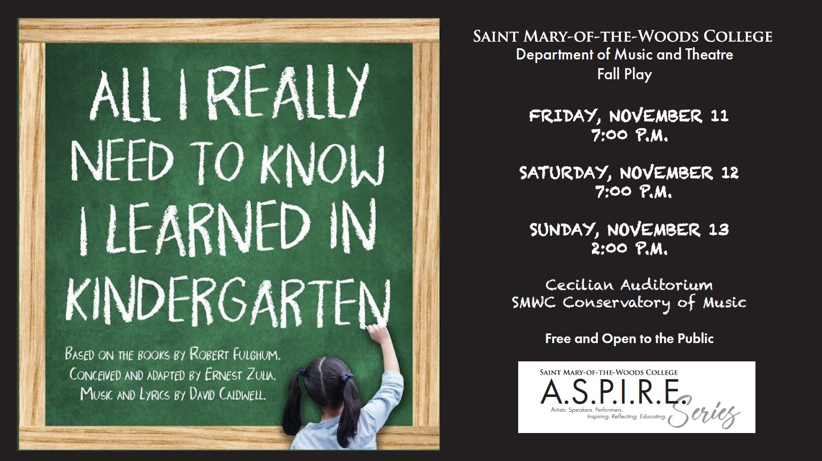 Upcoming SMWC Fall Theatre Production - SMWC