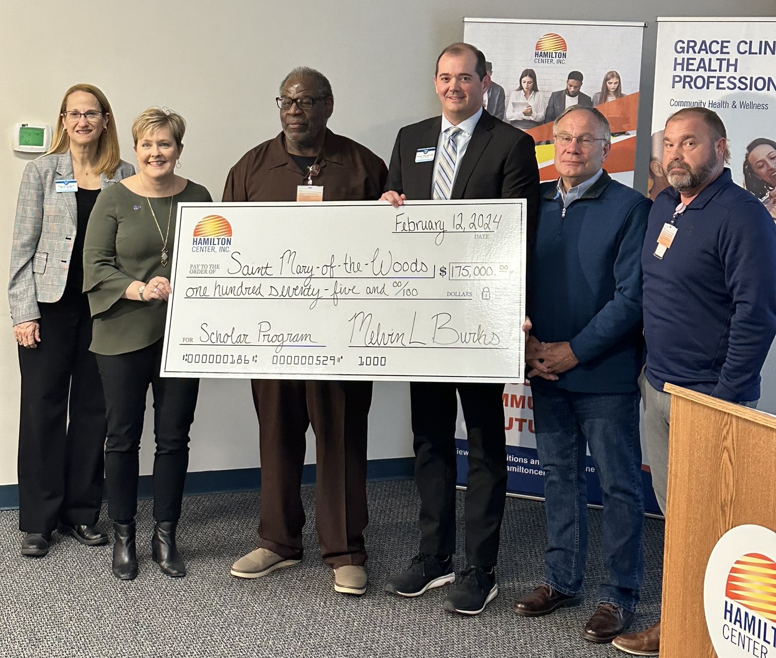 Hamilton Center, Inc. Scholar Program established at SMWC - SMWC