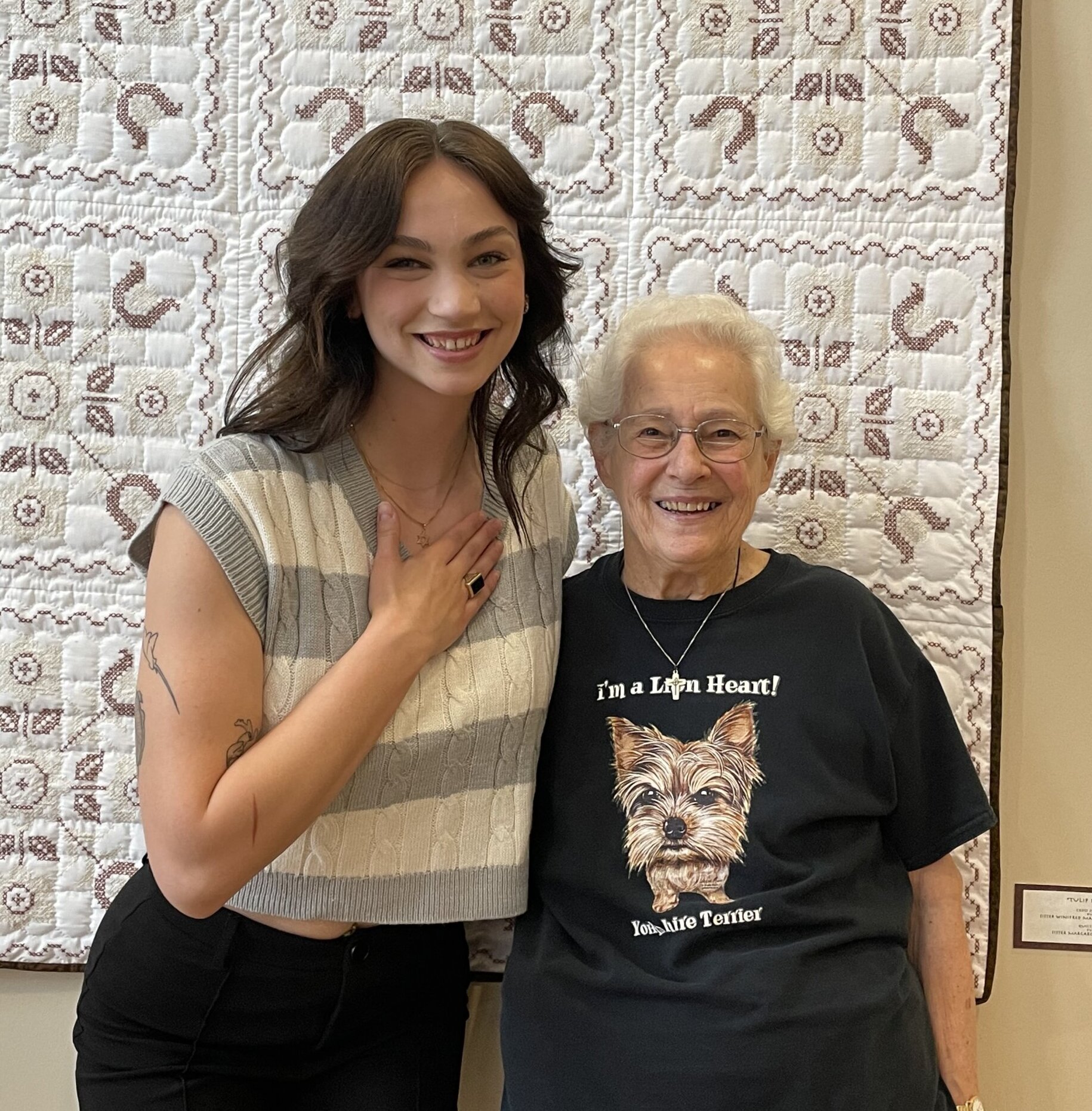 Alum Gifts Woods Ring to Student at SMWC - SMWC