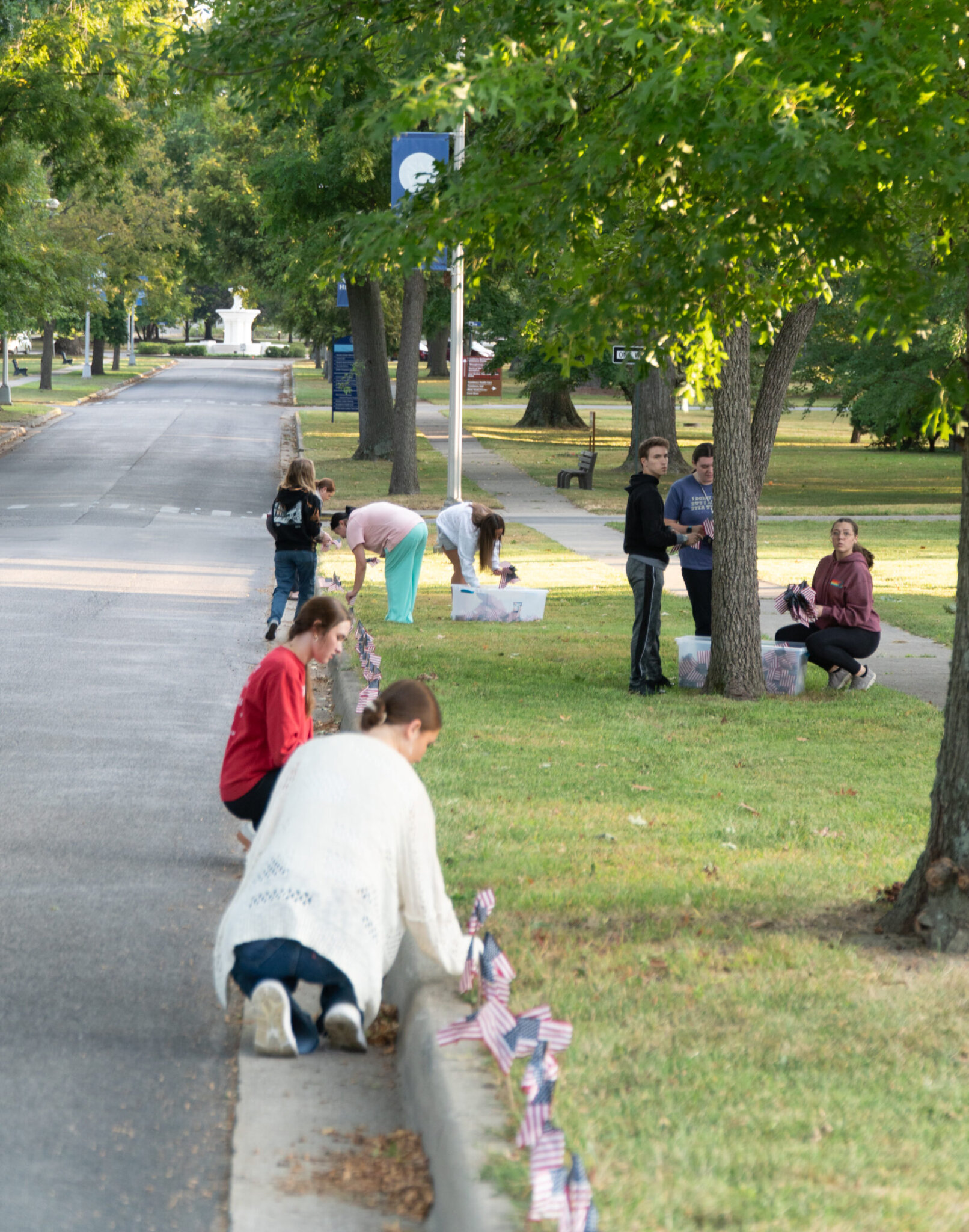 SMWC, ISU students place flags to honor victims 24 years after 9/11 ...